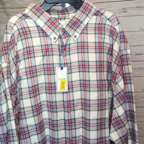 ROWM | Shirts | Rowm Roundtree Yorke Mens Cotton Big Tall Flannel Plaid ...